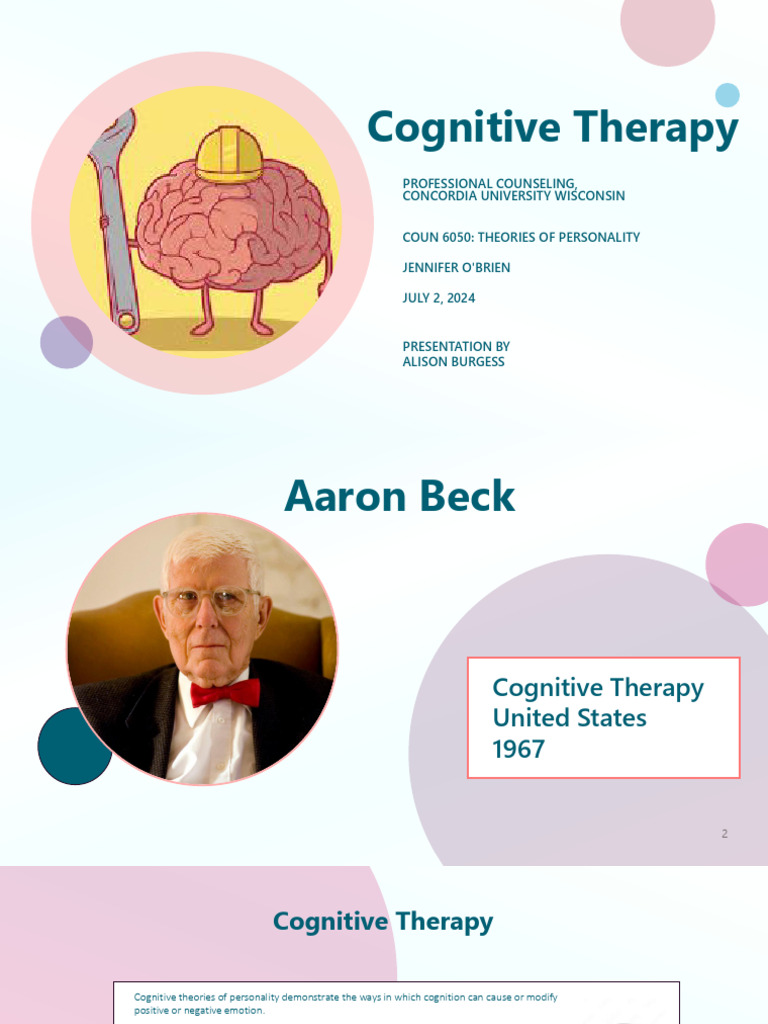 Personality Cognitive Therapy Fact Sheet | PDF | Cognitive Therapy | Cognitive Behavioral Therapy