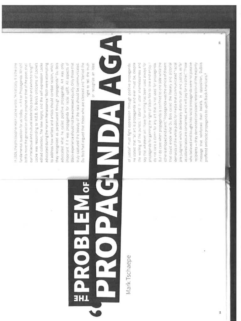The Problem of Propaganda | PDF