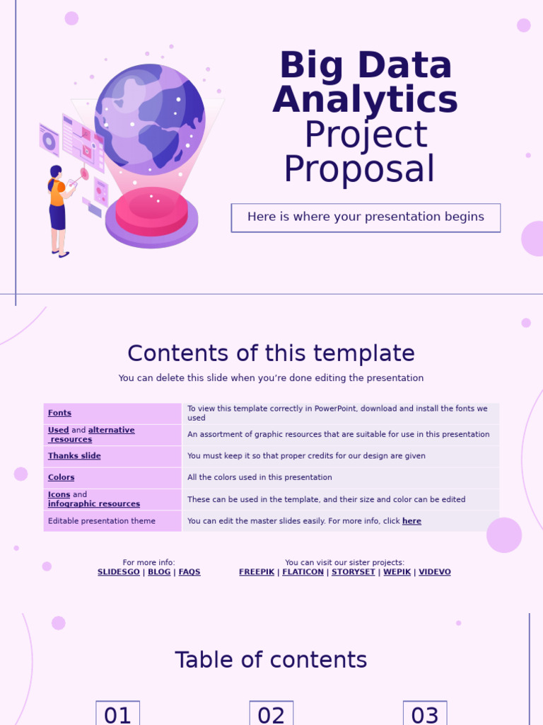 Big Data Analytics Project Proposal by Slidesgo | PDF | Expense ...