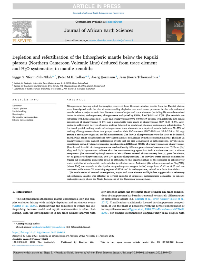 Article | PDF | Geology