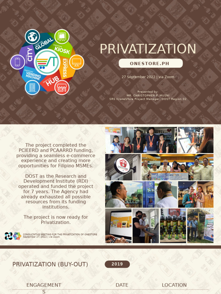 OneSTore Privatization PPT - 20220927 | PDF | License | Business