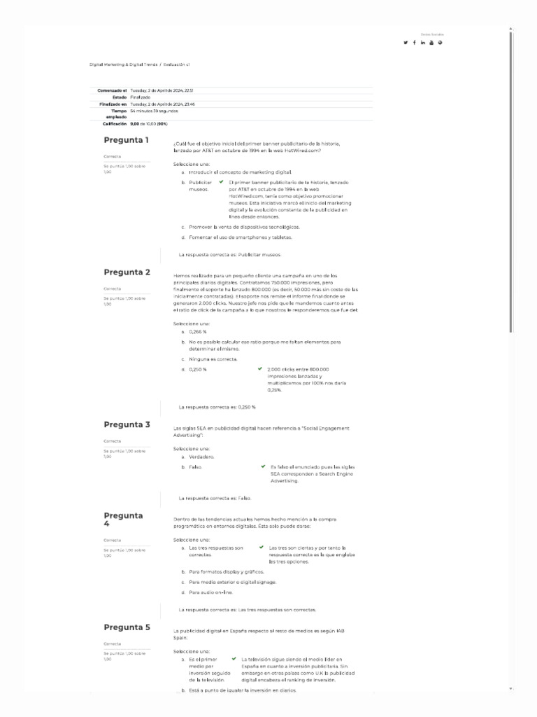 Evaluación C1-U1 | PDF