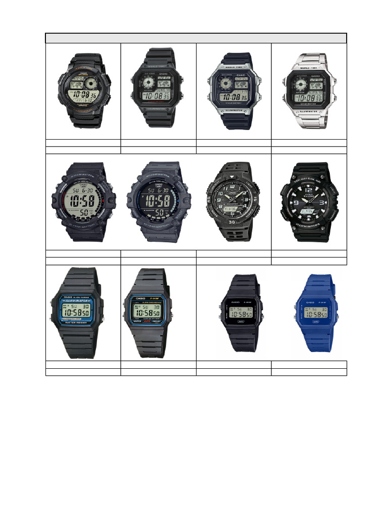 Catalogo Casio Collection Toppdf Julio 24 | PDF