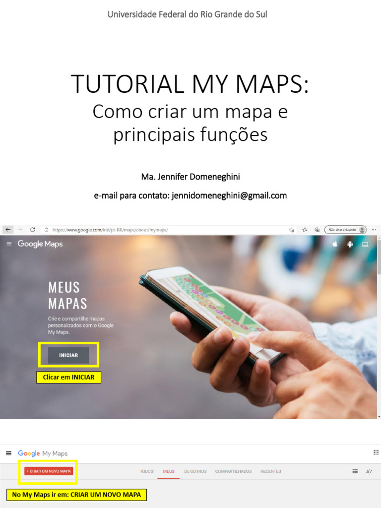 Tutorial My Maps | PDF | Janela (informática)