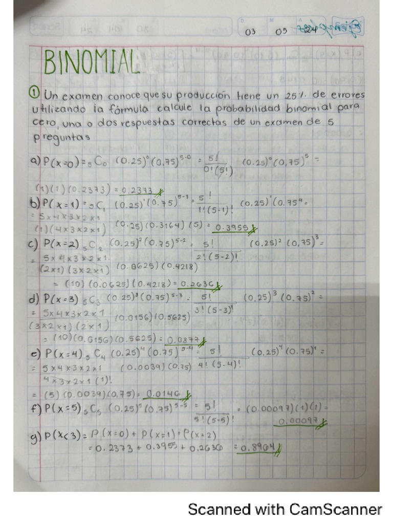 tarea 1 binomial | PDF