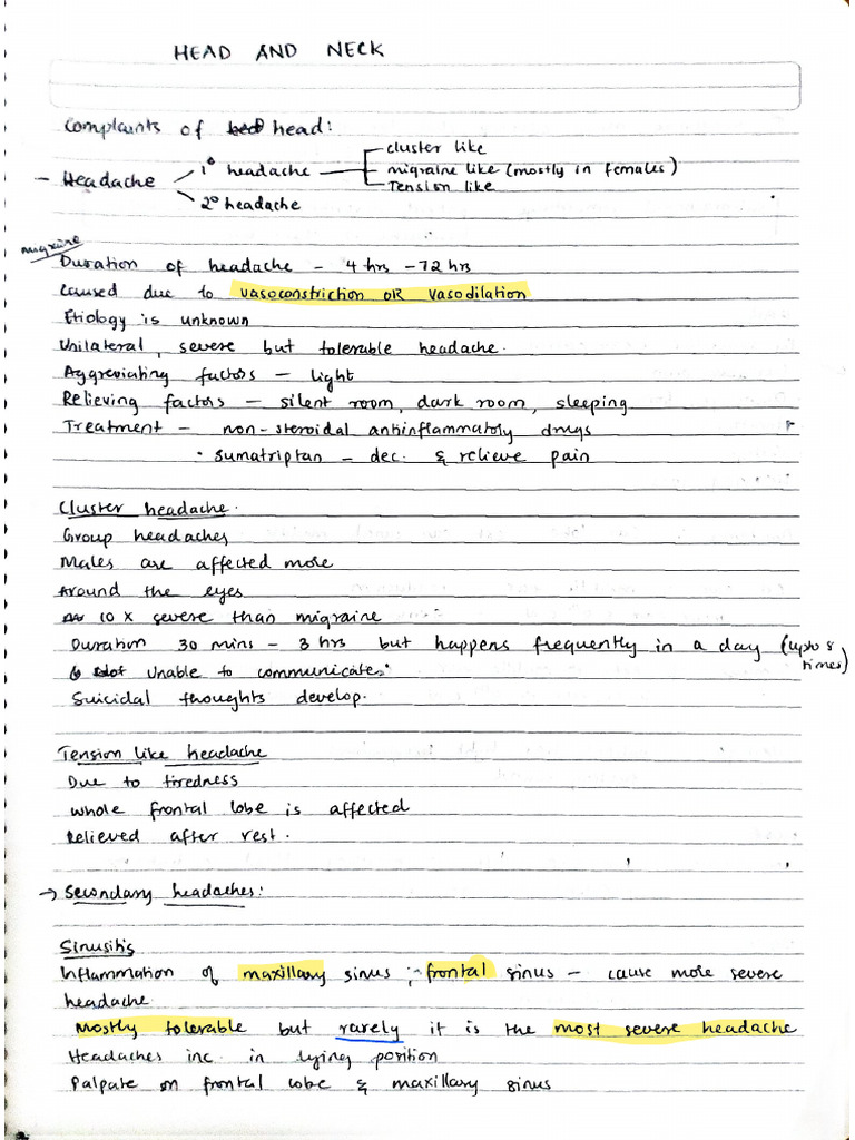 Proped Head and Neck | PDF