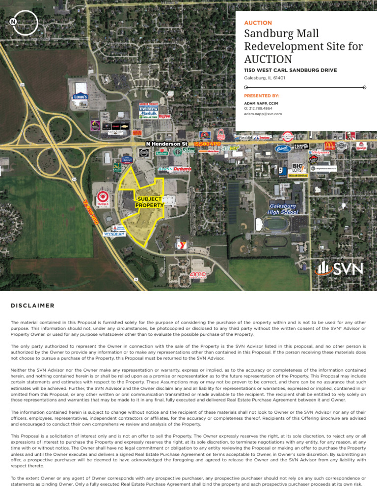 Sanbdurg Mall Auction Brochure | PDF | Private Law | Common Law