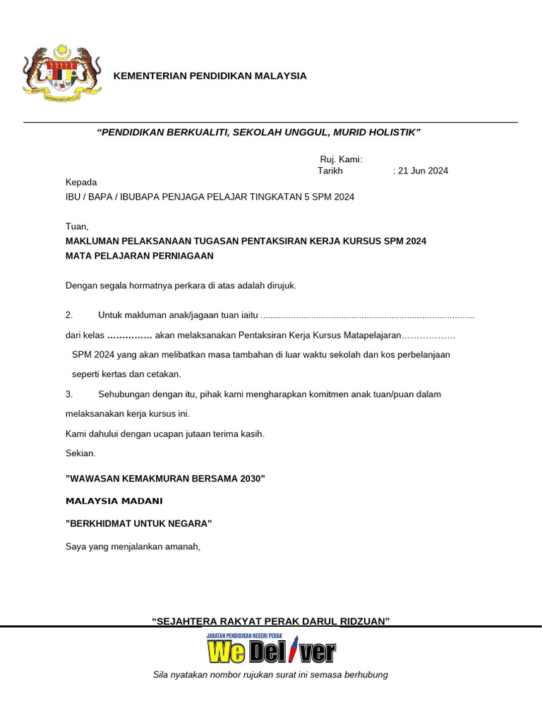 Akuan Terima Perlantikan | PDF