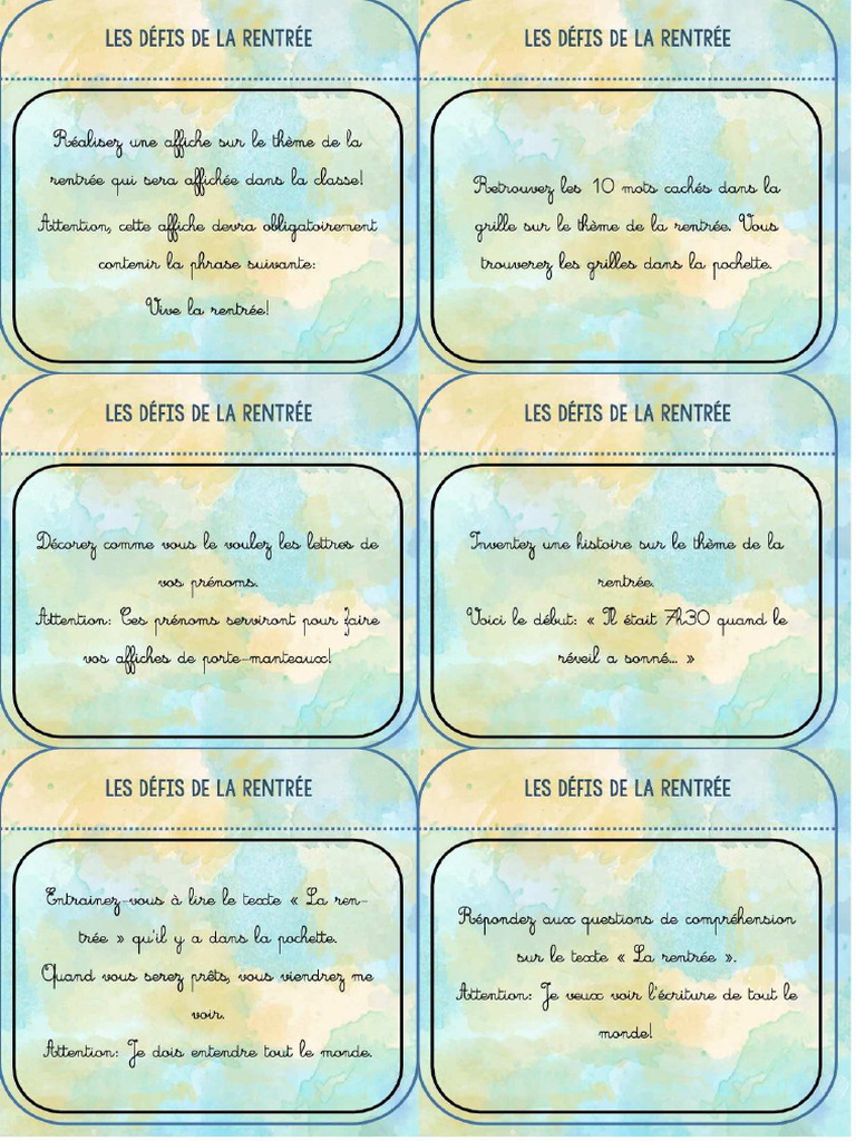 Défis-de-rentrée-2017-2018-Styloplumeblog.fr_ | PDF