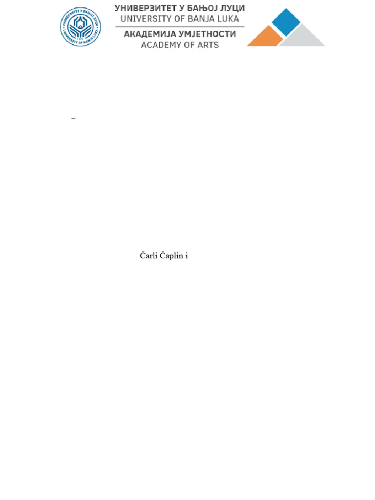 Čarli Čaplin I Baster Kiton | PDF