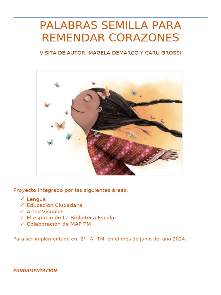 TM PALABRAS SEMILLAS PARA REMENDAR CORAZONES | PDF | Libros | Cuentos