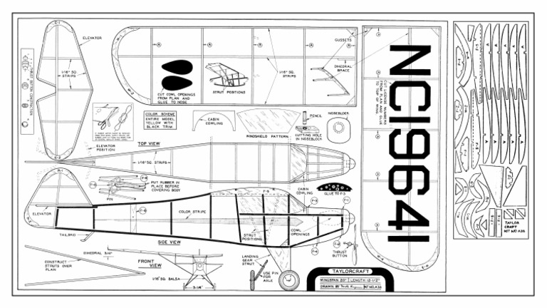 Comet Taylorcraft - 20in Kit A33 | PDF