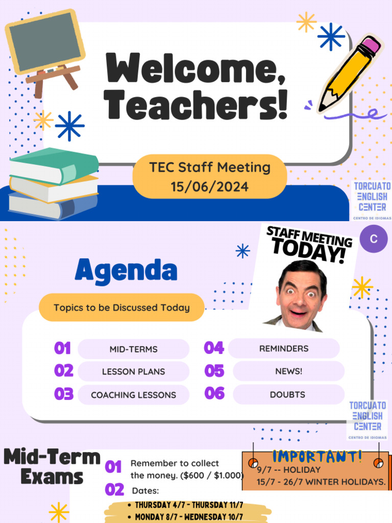 TEC Staff Meeting | PDF