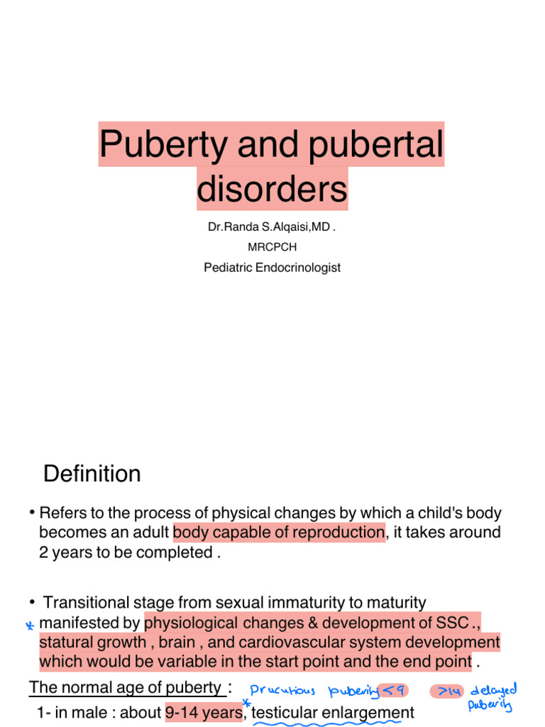 Puberty and Pubertal Disorders | PDF | Puberty | Gonadotropin