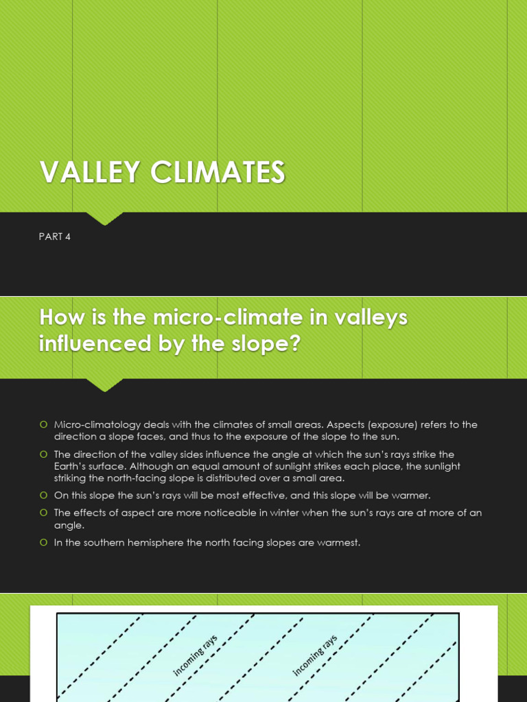 Valley Climates-Part 4 (Autosaved) | PDF | Atmosphere Of Earth | Air ...