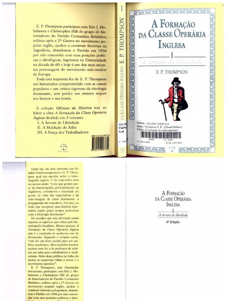 Thompson A Formacao Da Classe Operaria Inglesa - Compressed | PDF