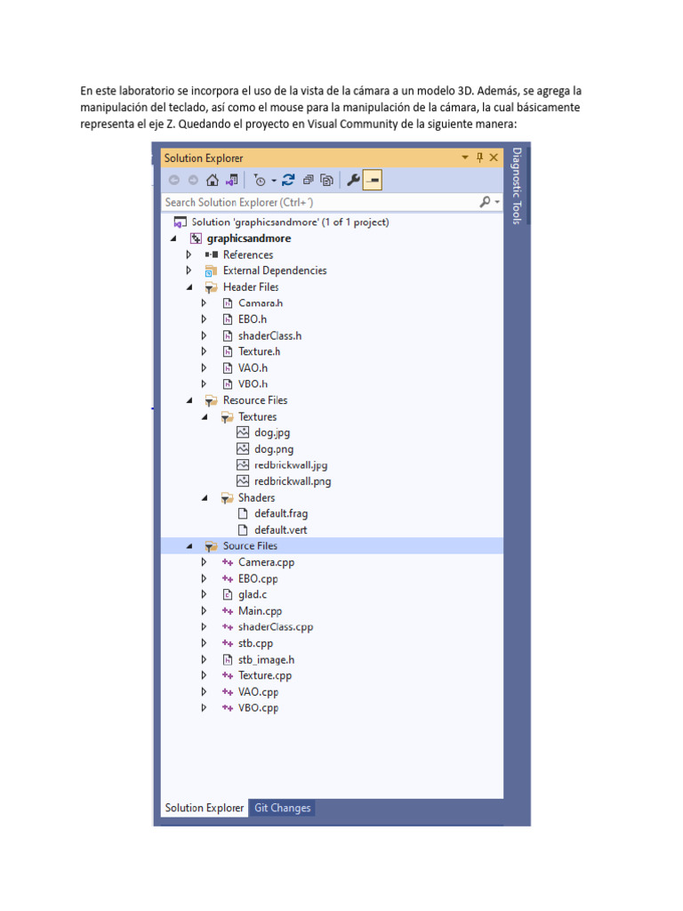 Laboratorio #8 - OpenGL - Programacion Grafica 2024 | PDF | Cursor (User Interface) | Shader