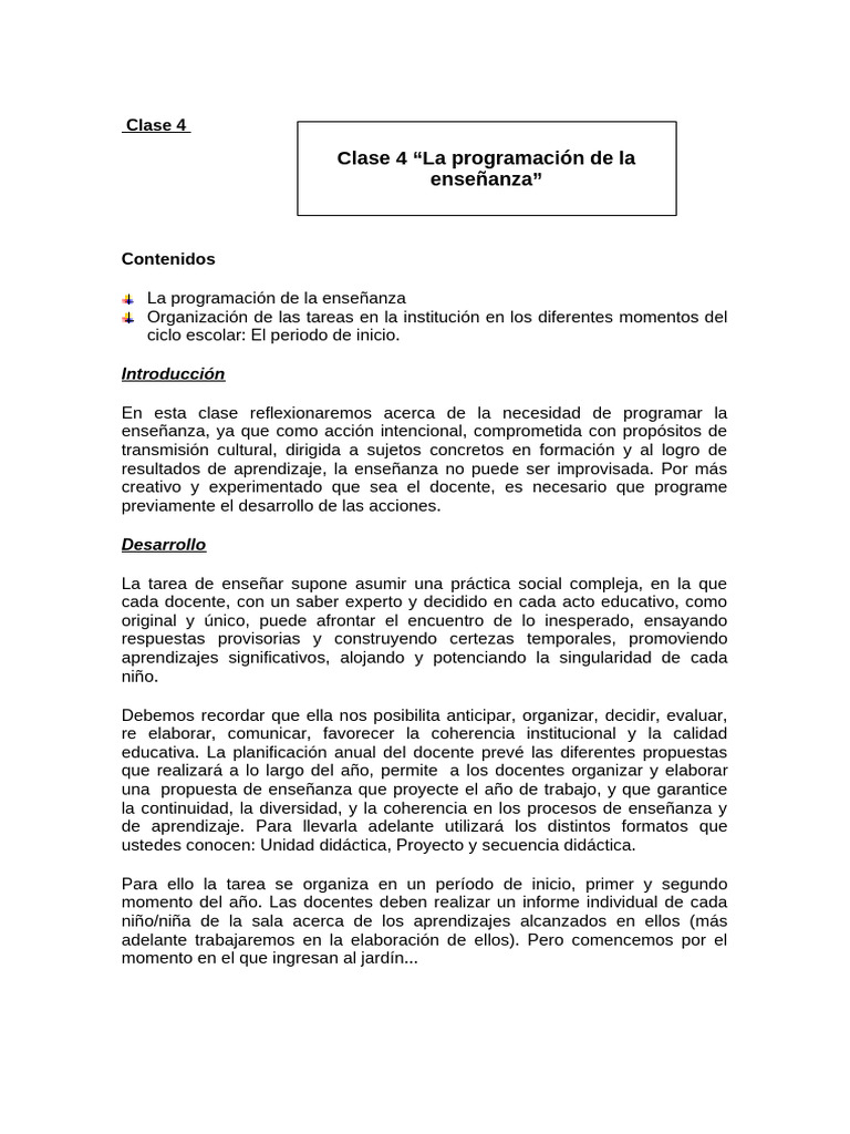 Clase 4 Virtual para 3ro Inicial | PDF | Enseñando | Aprendizaje