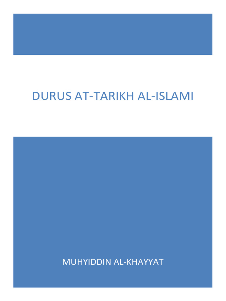 Kitab Durusut Tarikh | PDF | Ilmu Sosial | Sejarah
