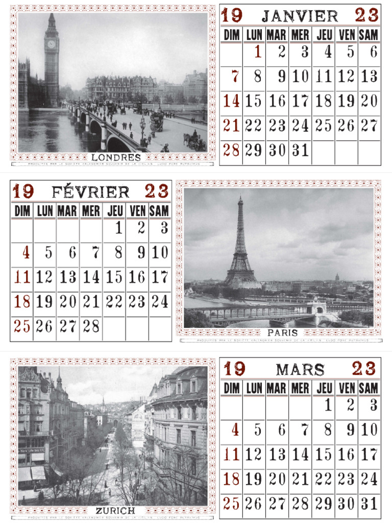 1923 Calendar Jan Dec | PDF