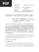 Modelo de Escrito Devolucion de Notificacion | PDF | Demanda judicial | Justicia