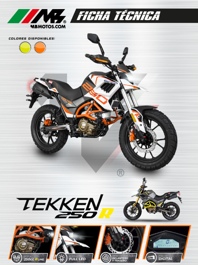 Fichas Tecnicas - TEKKEN 250 - 2024 25 1 | PDF | Hogar, jardinería y ...