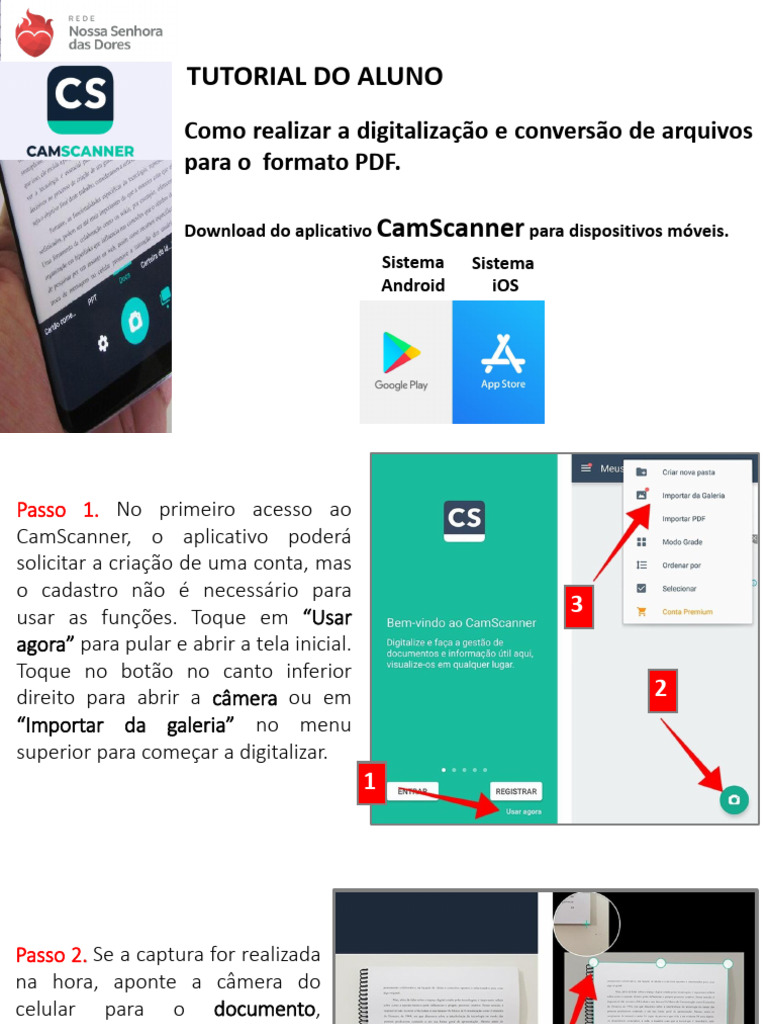 Tutorial 11 - Camscanner Digitalização em PDF | PDF | Computadores