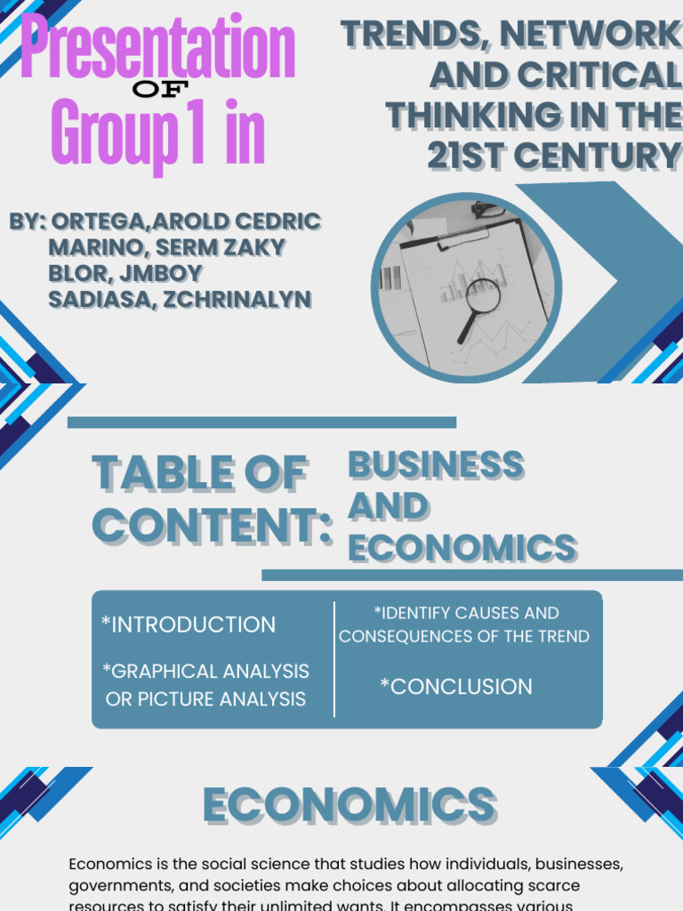 21st Century Trends in Economics & Influencers | PDF | Economics ...