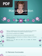 11 Patrones Funcionales Marjorie Gordon | PDF | Conceptos psicologicos | Ciencias del comportamiento