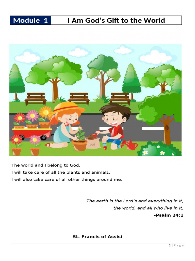 Christian Living Kinder Modules 4th Quarter | PDF | Mary, Mother Of ...