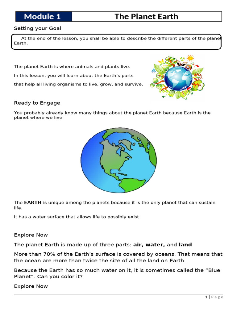 Science Kinder Module 4th Quarter | PDF | Moon | Earth