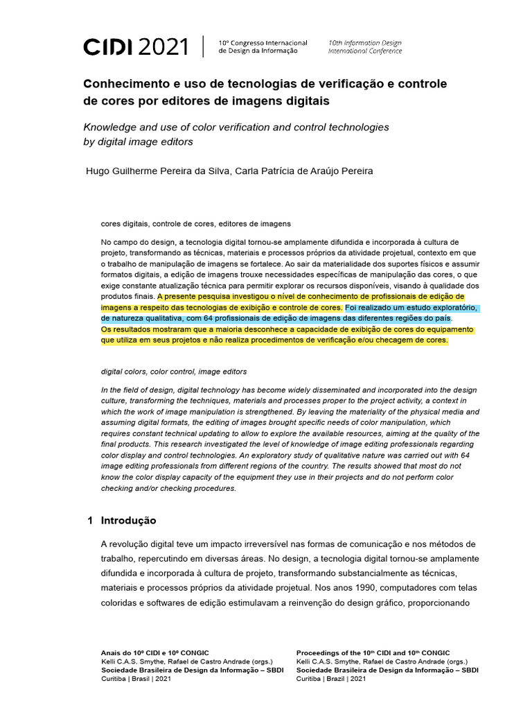 Conhecimento sobre Controle de Cores | PDF | Cor | Modelo de cores RGB