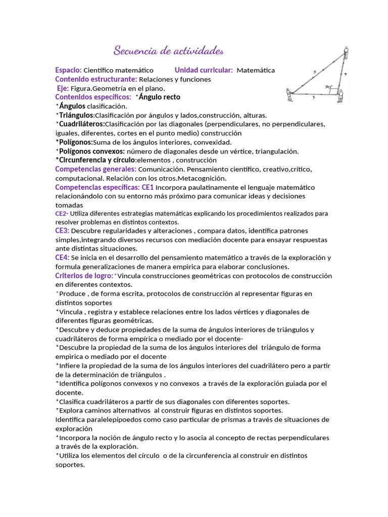 Geometrría - Figuras Planas. | PDF | Triángulo | Rectángulo