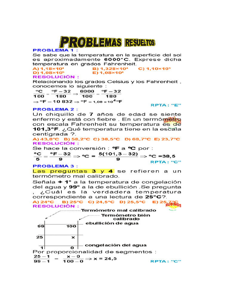 TEMPERATURA | PDF | Celsius | Temperatura
