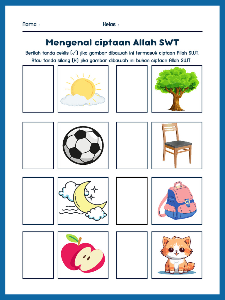 LKPD Rukun Iman Kelas 1 | PDF