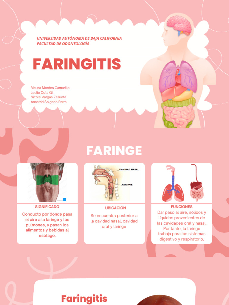 Faringitis | PDF | Medicina | Especialidades Medicas