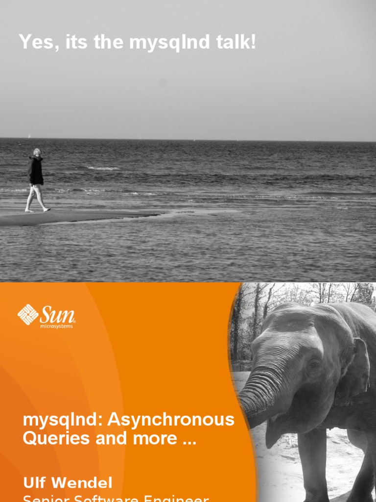 Mysqlnd: Asynchronous Queries and More... | PDF | Php | My Sql