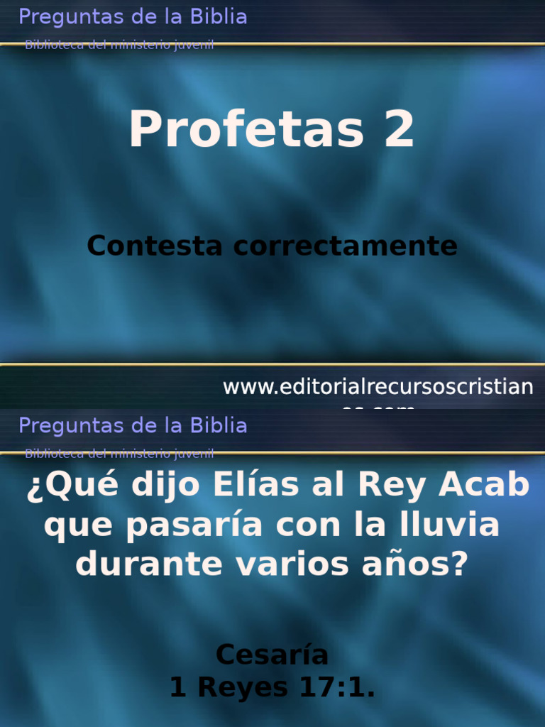 Profetas 2 Pdf Elijah Libros De La Biblia Hebrea
