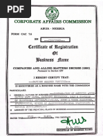 Business Name Registration Pacra | PDF