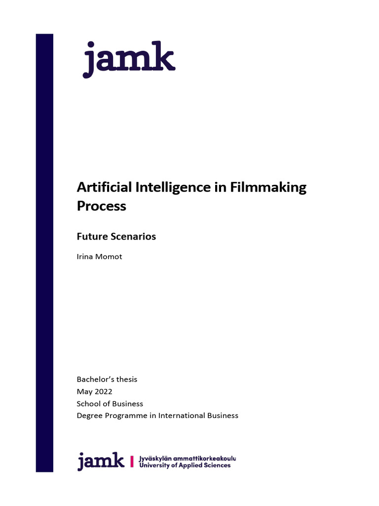 Thesis Momot Irina | PDF | Artificial Intelligence | Intelligence (AI ...