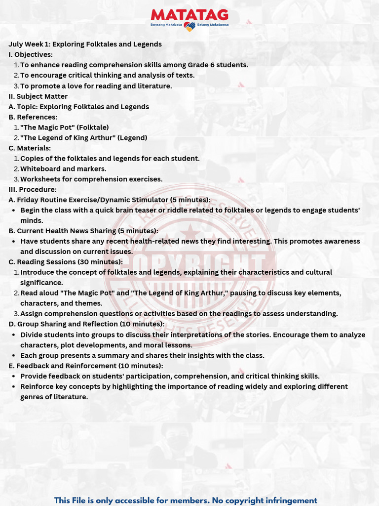 NRP Grade 6 | PDF | Experiment | Optics