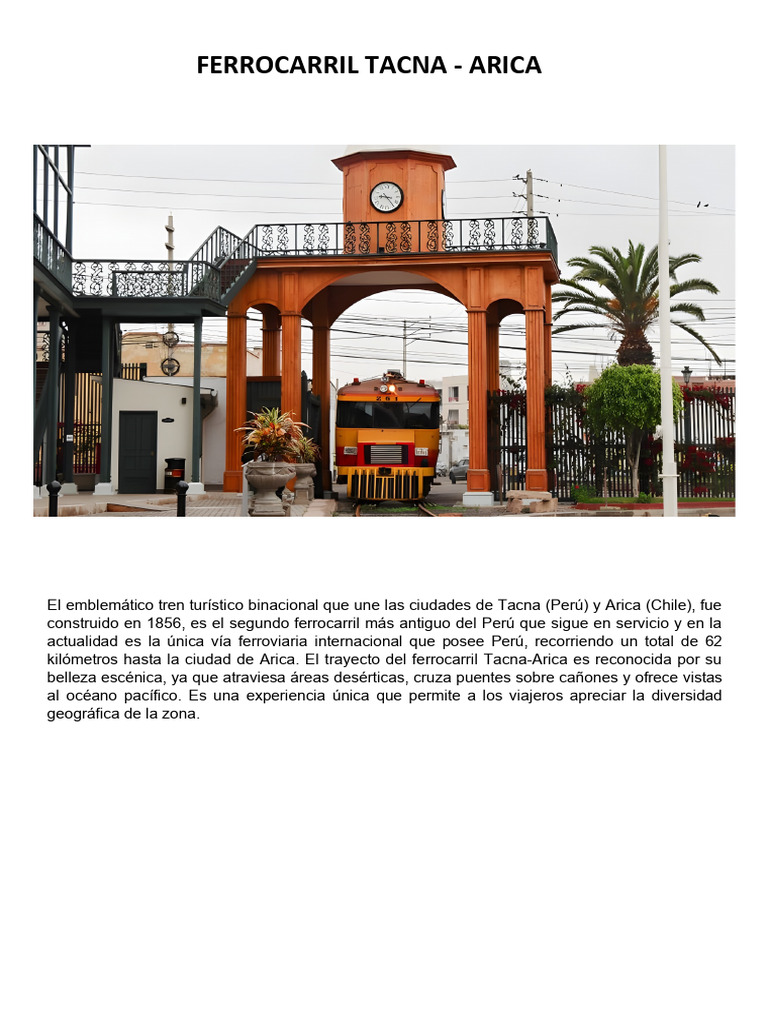 ferroca tacna | PDF