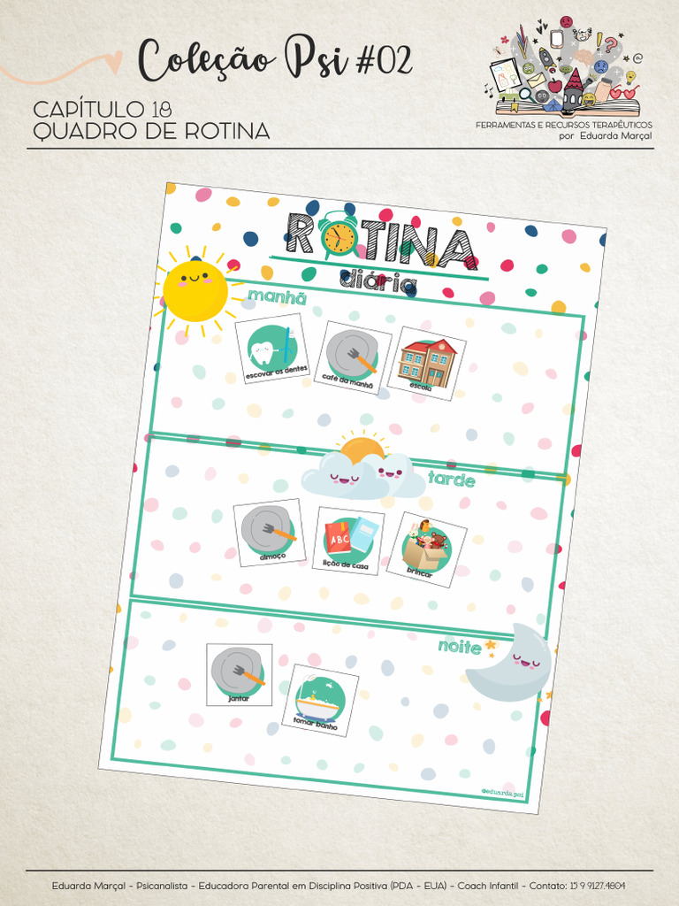 #18 - Quadro de Rotina | PDF