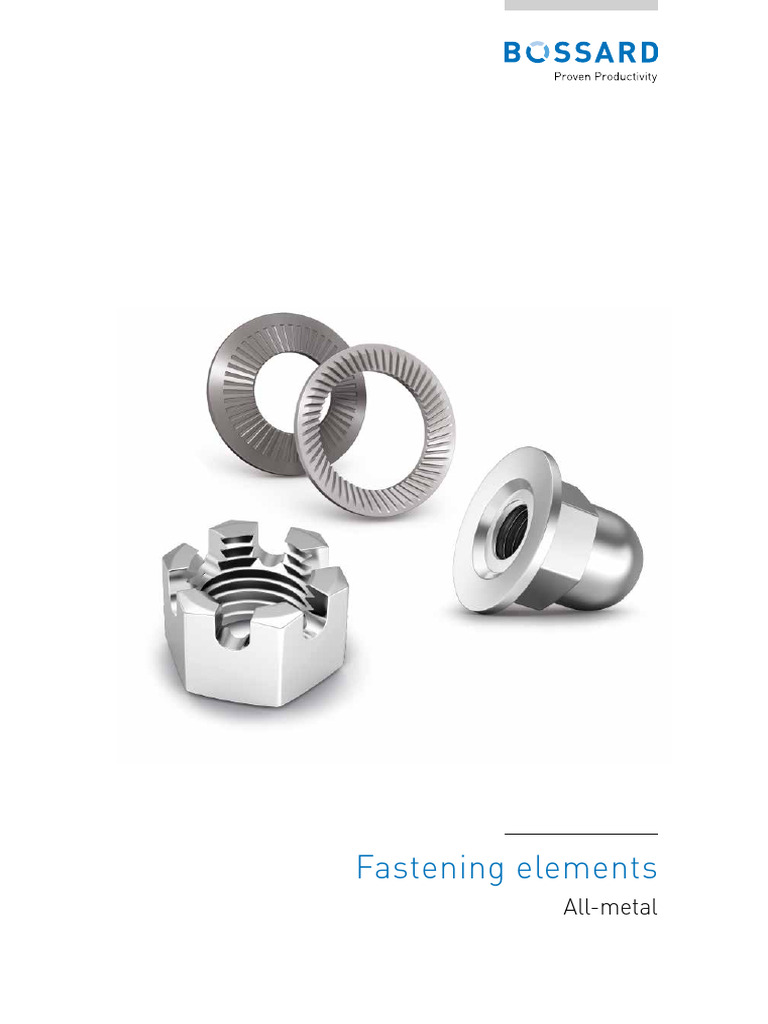 Festening Elements EN | PDF | Screw | Nut (Hardware)