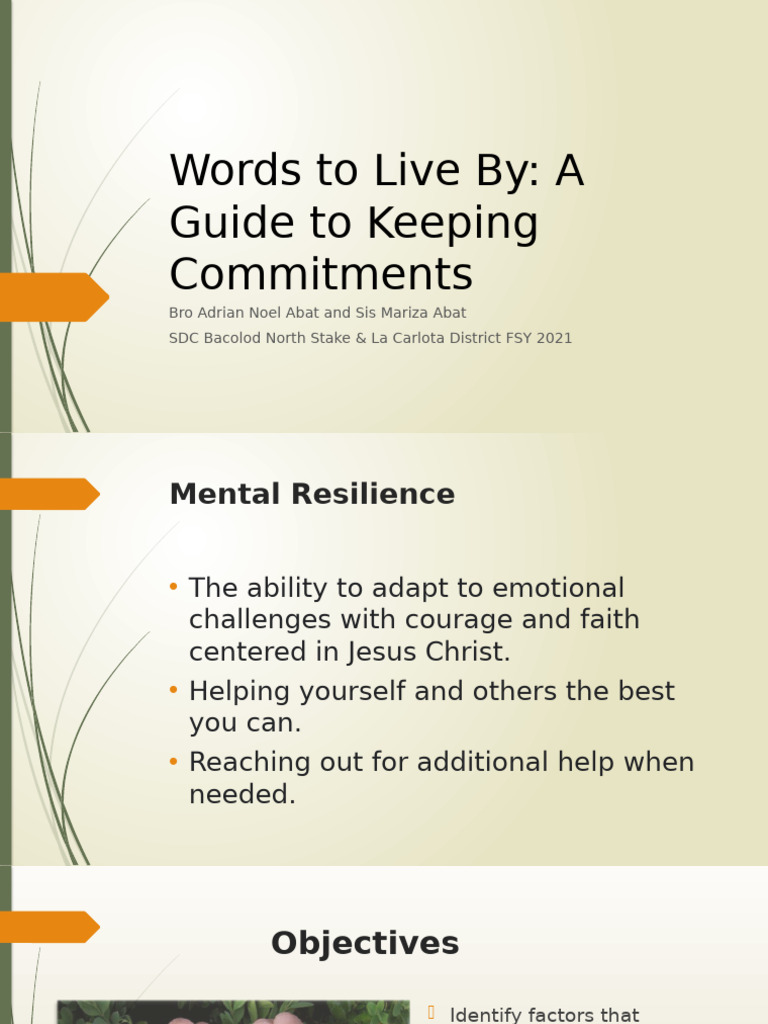 Mental Resiliency | PDF | Emotions | Psychological Resilience