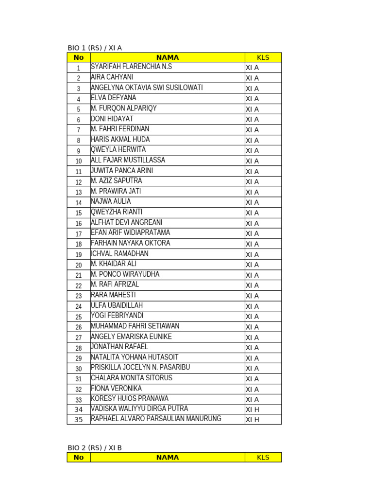 Kelas Mapel Pilihan Xi Pdf