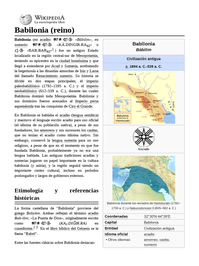 Babilonia (Reino) | PDF | Babilonia | Asiria