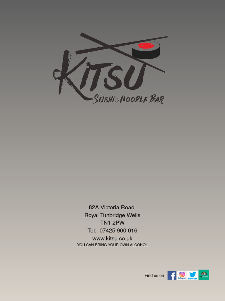 Kitsu Jan 2024 Latest3 | PDF | Sushi | Sauce