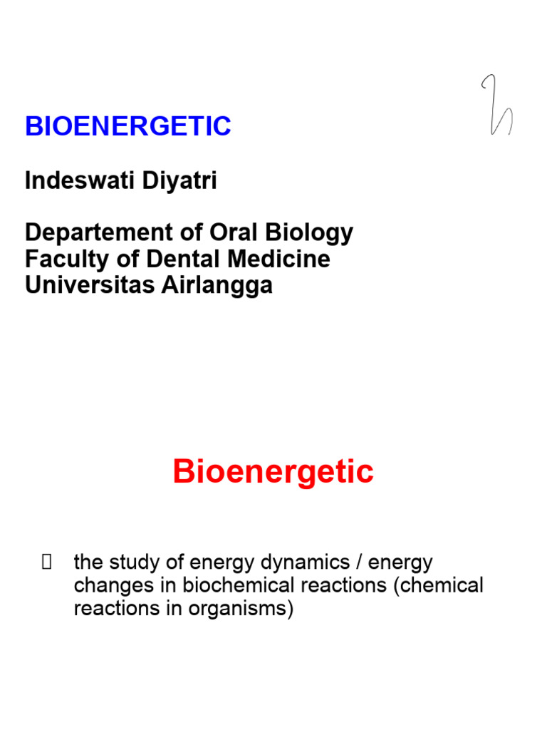 Understanding Bioenergetics in Cells | PDF | Cellular Respiration ...