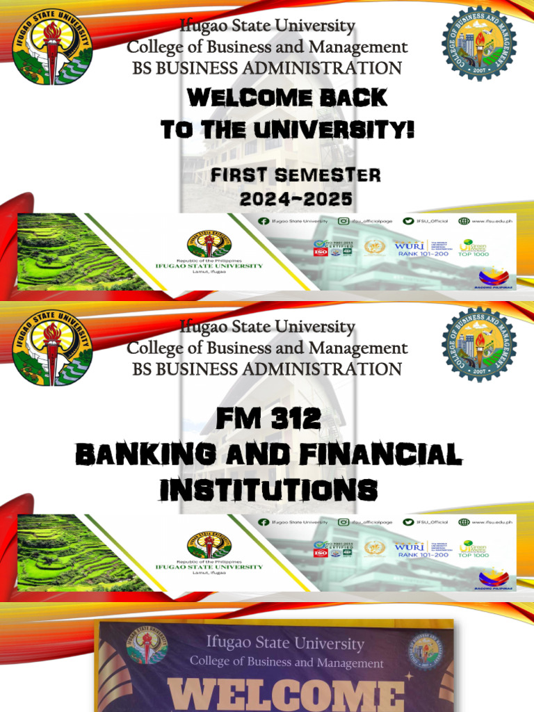 IFSU BSBA Banking Course Overview 2024-2025 | PDF | Banks | Defamation